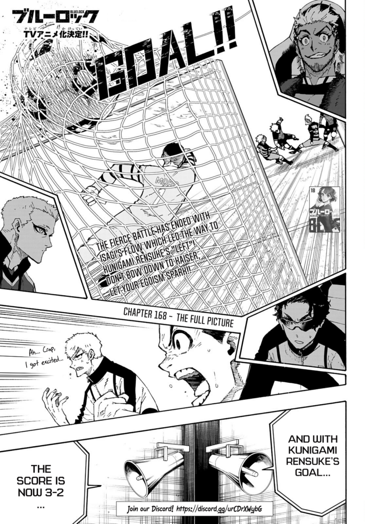 Blue Lock, Chapter 168
