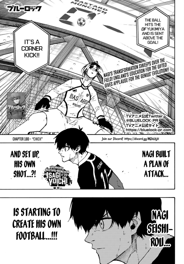 Blue Lock, Chapter 180