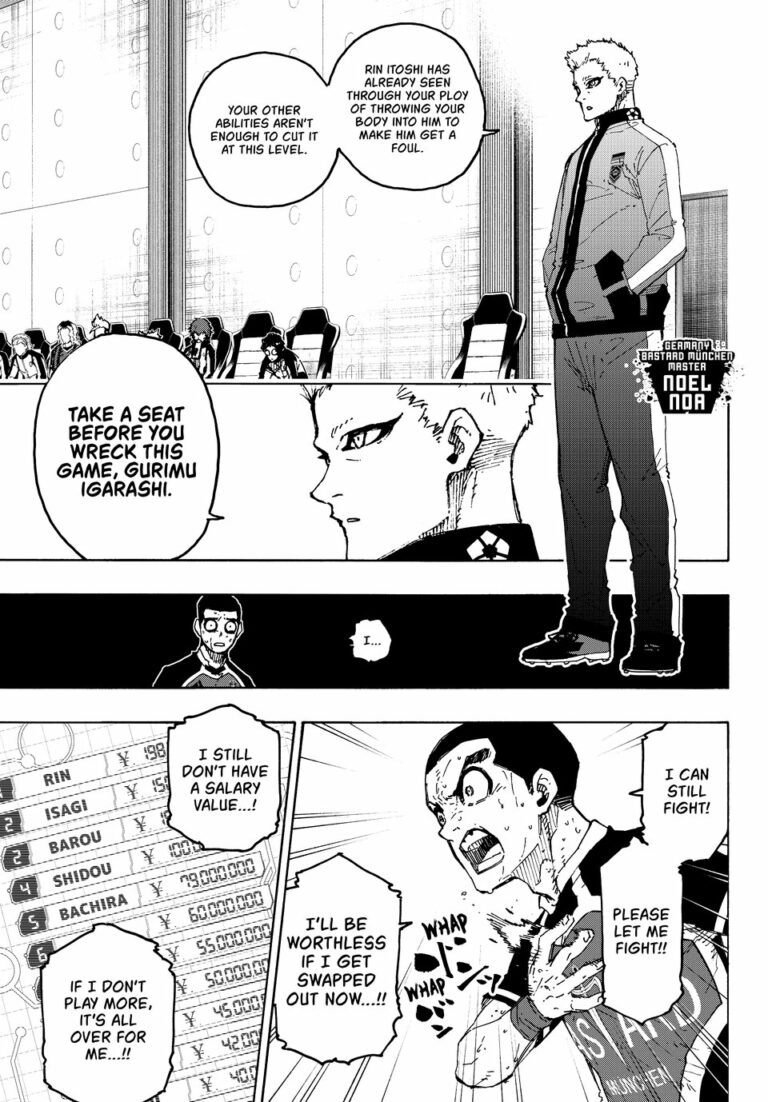 Blue Lock, Chapter 287